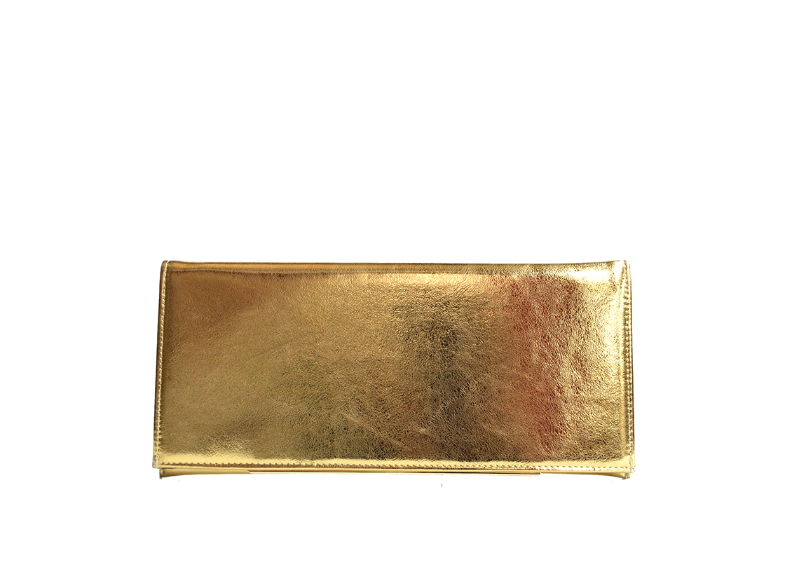 Cartera dorada sobre - El joyero de Miriam