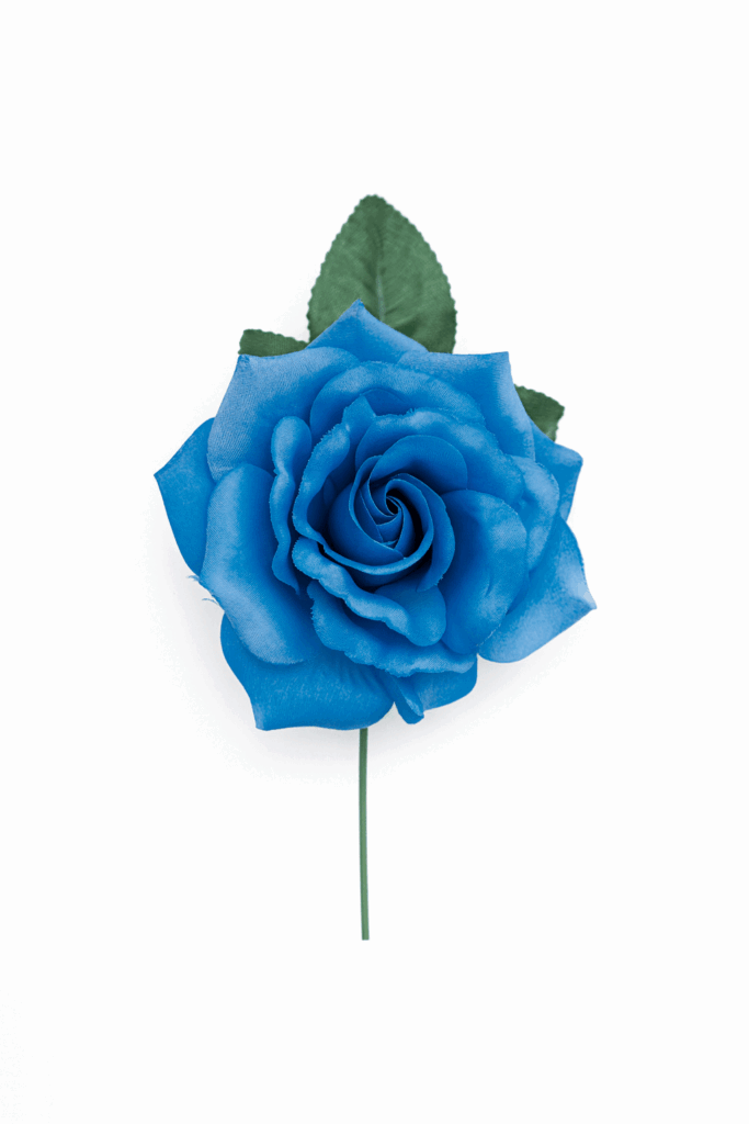 Flor flamenca azul - El joyero de Miriam